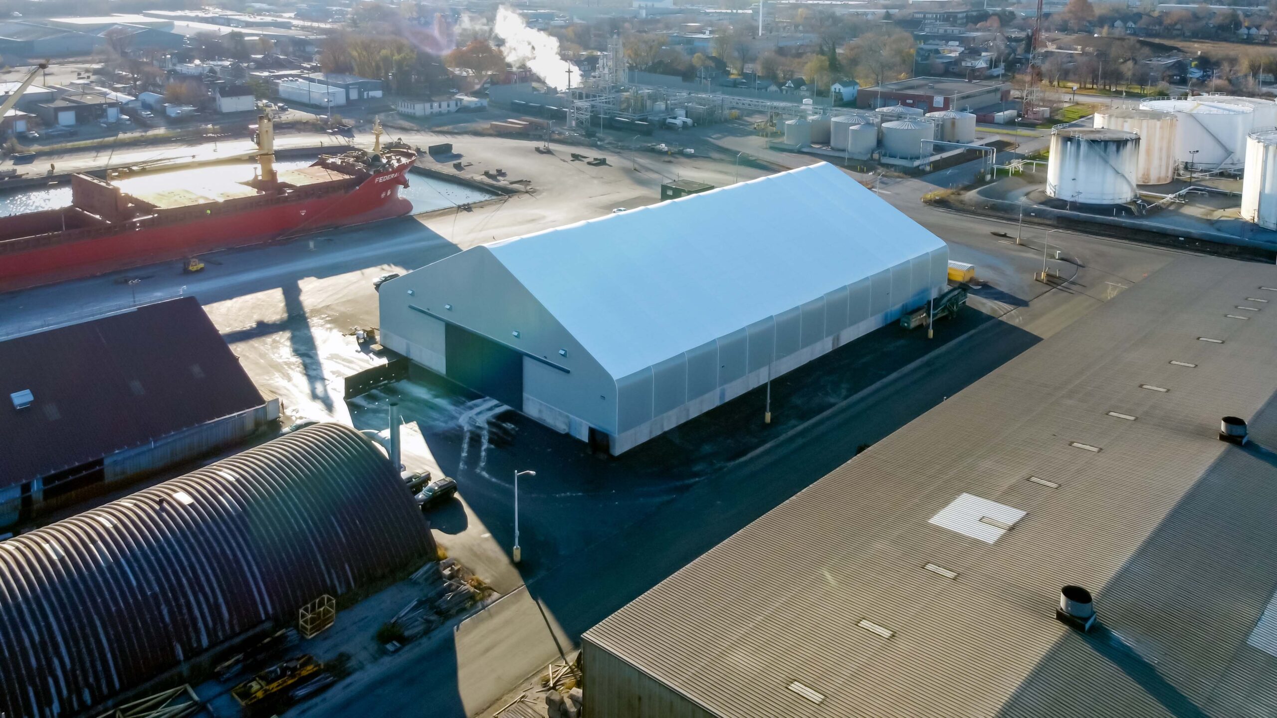 Hamilton Oshawa Port Authority – Fabric building - GEN-PRO